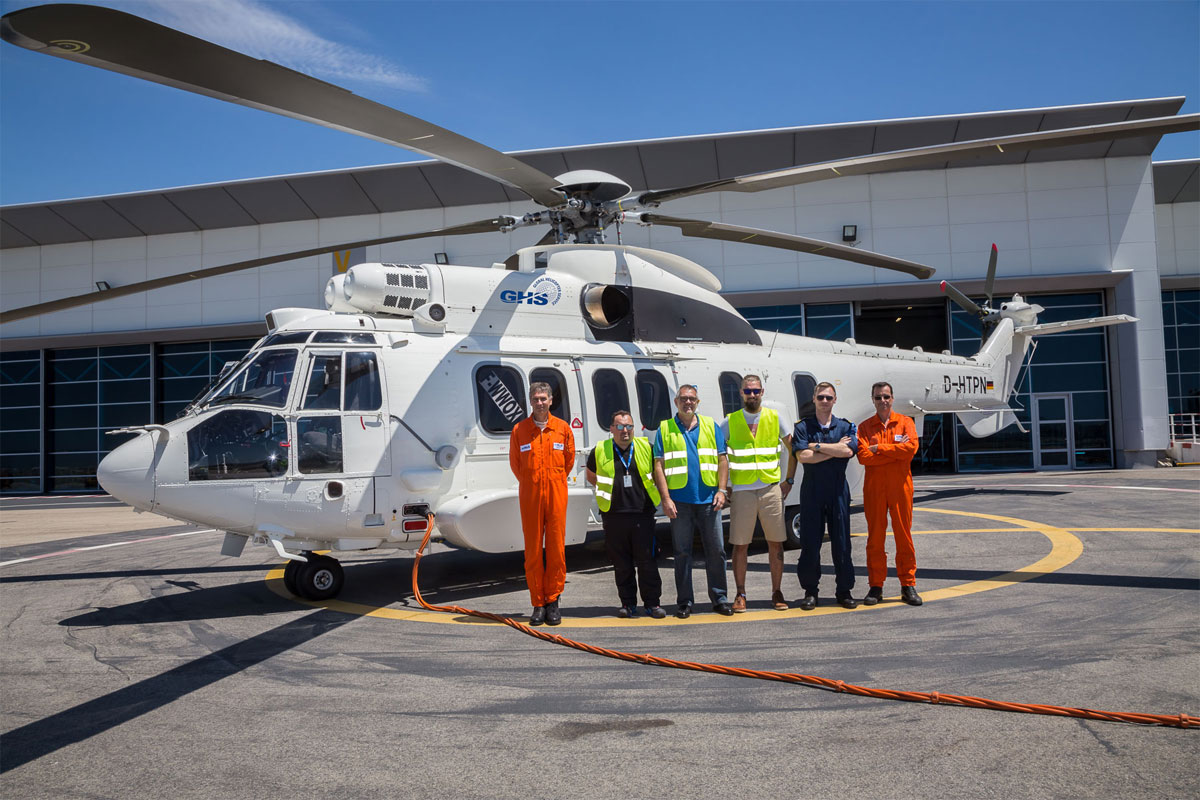 H225 is Flying on GHS AOC - Global Helicopter Service – worldwide operator