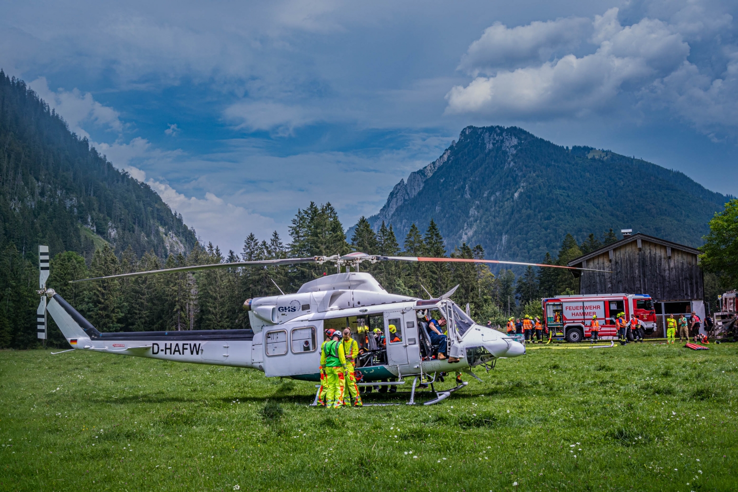 Forest fire training in the Chiemgau Alps & Traunstein – Global ...