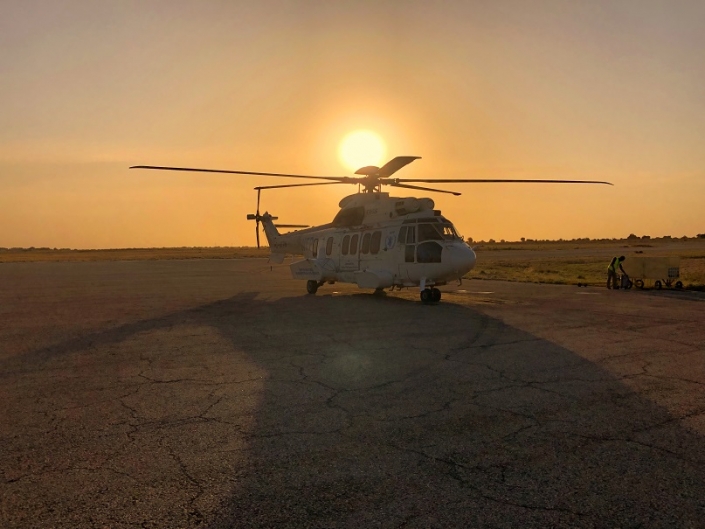 UN World Food Program Helicopter Charter Services in Maiduguri, Nigeria ...