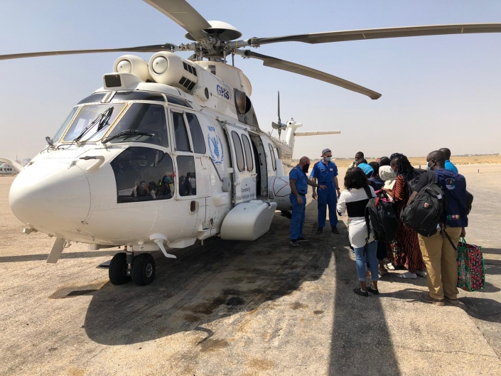 UN World Food Program Helicopter Charter Services in Maiduguri, Nigeria ...