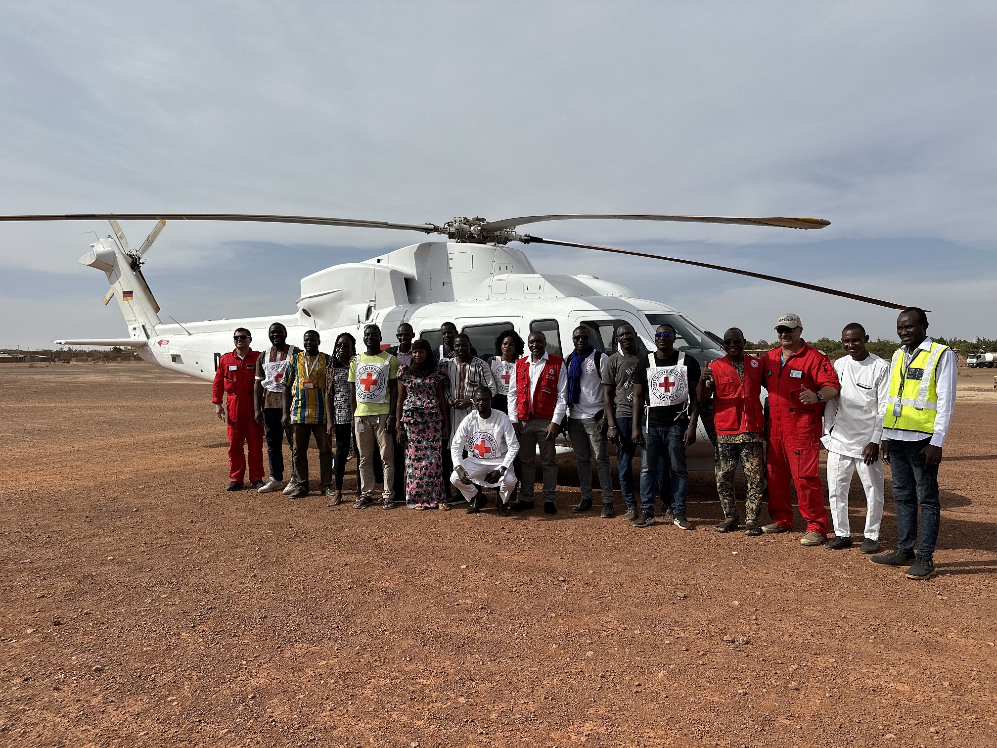 Kick-off in Burkina Faso - Global Helicopter Service – worldwide operator