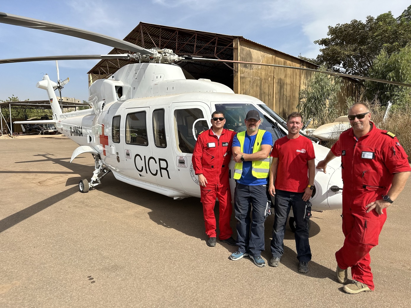 Kick-off in Burkina Faso - Global Helicopter Service – worldwide operator